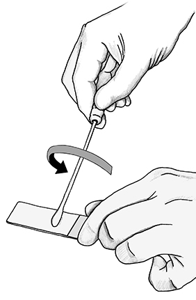 Collecting swabs | RPHCM