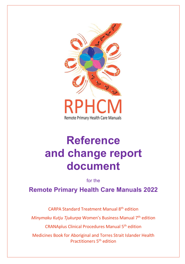 References and change report document | RPHCM
